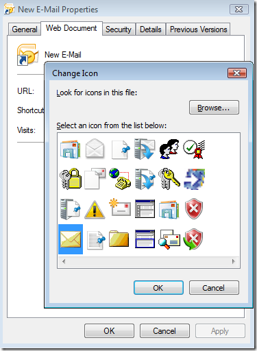 Creating a "New E-Mail" Link in the Quick Start Menu ~ SeanDaniel.com ...